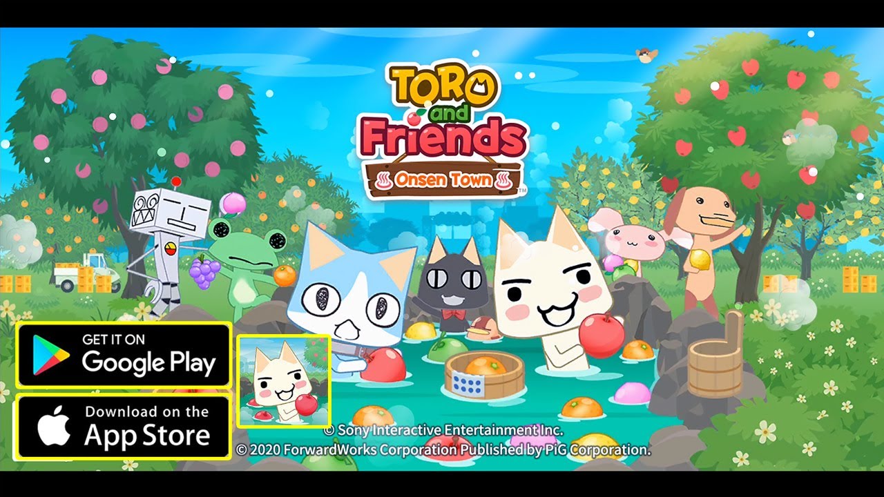 Toro and Friends Onsen Town Gameplay/First Look/New Mobile Game - YouTube