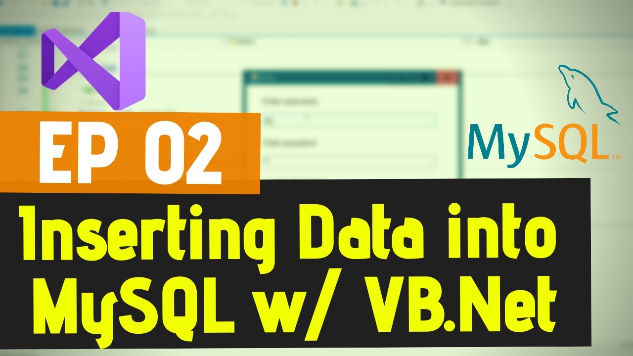 Ep02 Inserting Data To Mysql With Vb Net Cardinal Tutorial Tagalog Youtube 3468