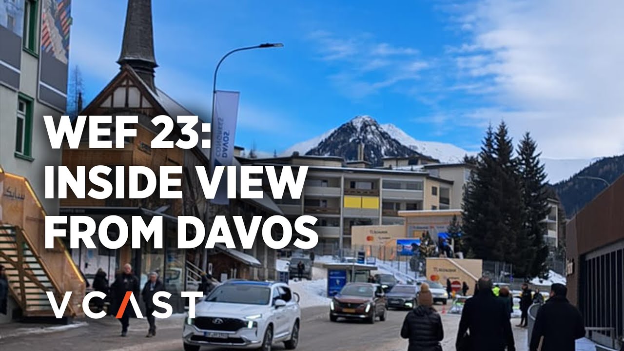 INSIDE VIEW: A walk up the Promenade at Davos #WEF23 - YouTube