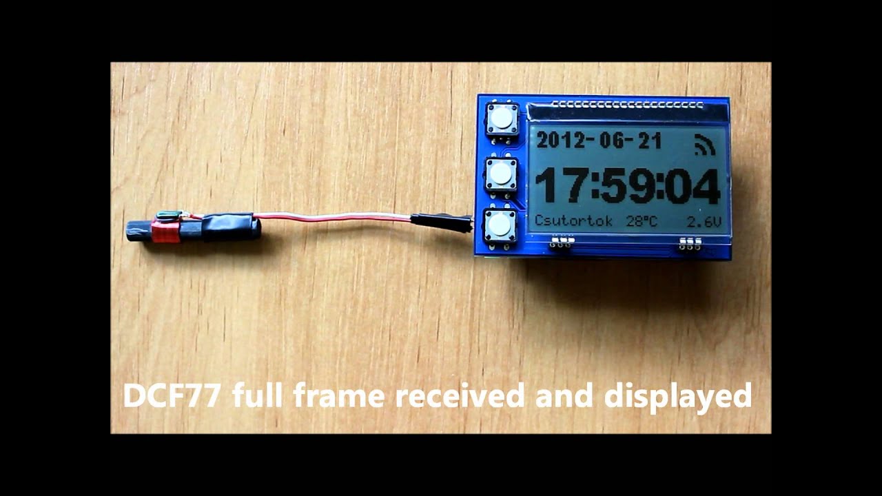 Dcf77 Signal Reception Youtube