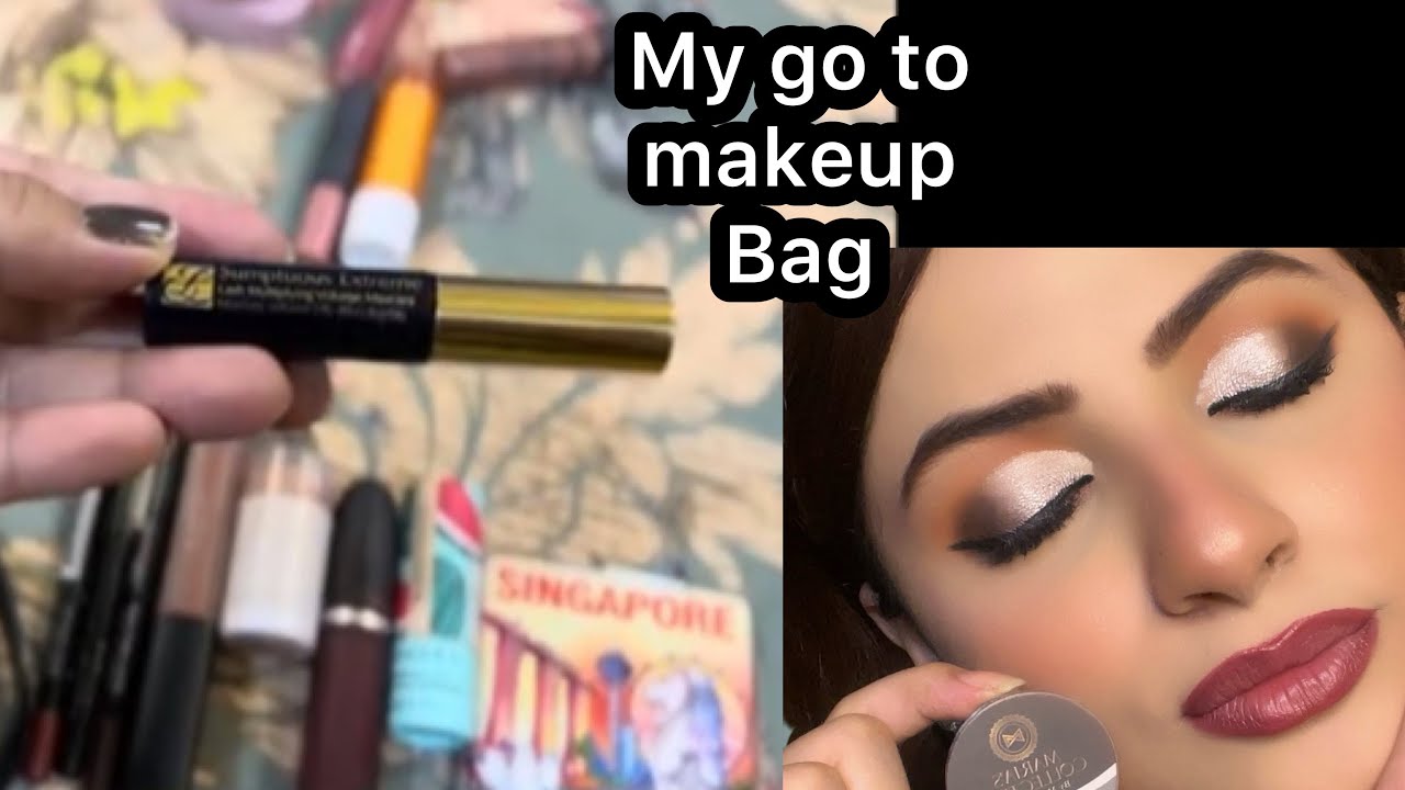 My daily routine showing my makeup go to pouch products #makeuptips # ...