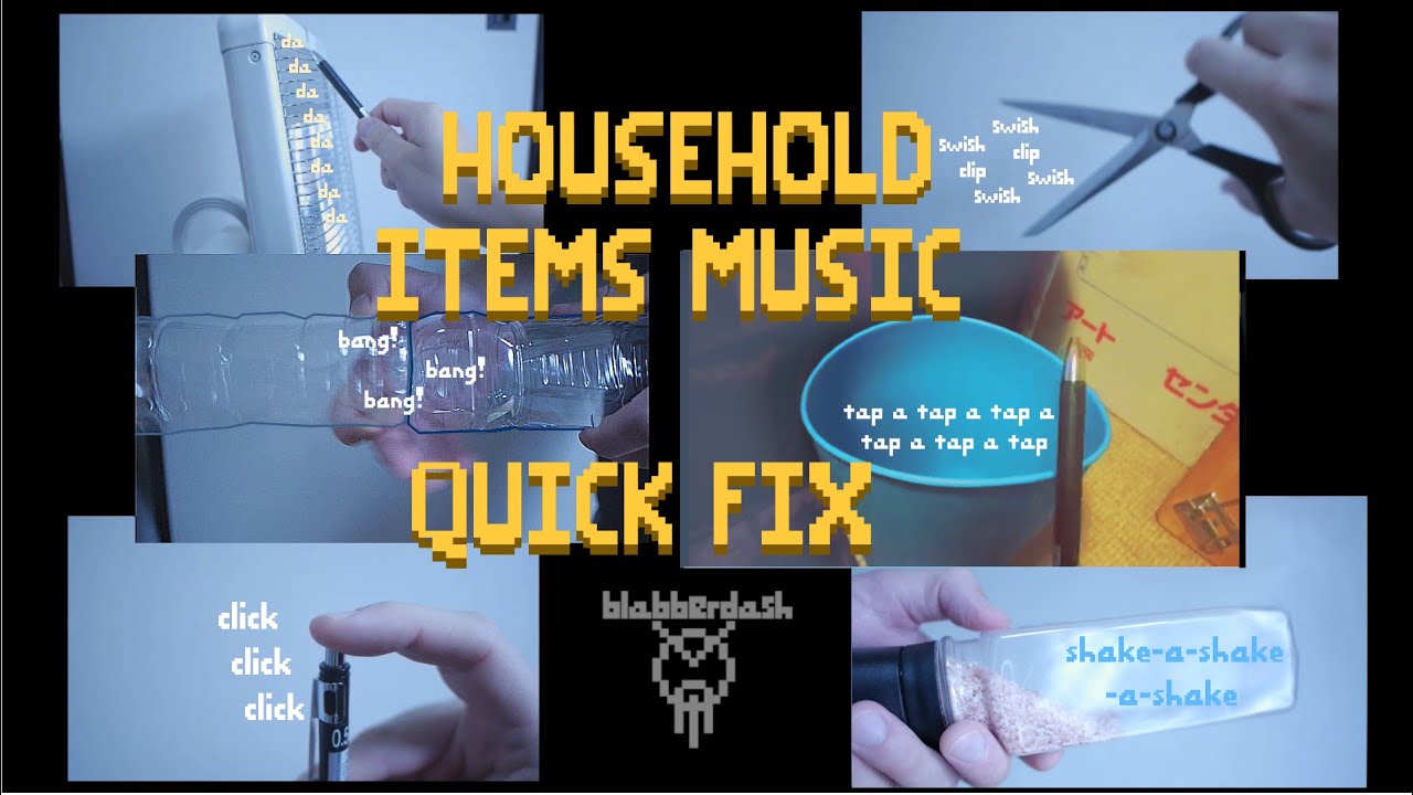 Make music from "Household Items" - YouTube