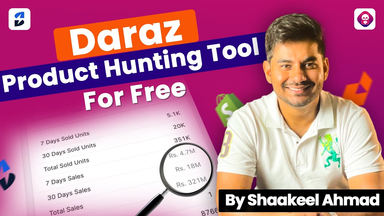 Free Daraz Product Hunting Tool to Find Profitable Products - Explained By Shakeel Ahmad - YouTube