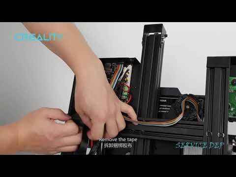 Service tutorial Ender - 3 replace Z axis motor wire - YouTube