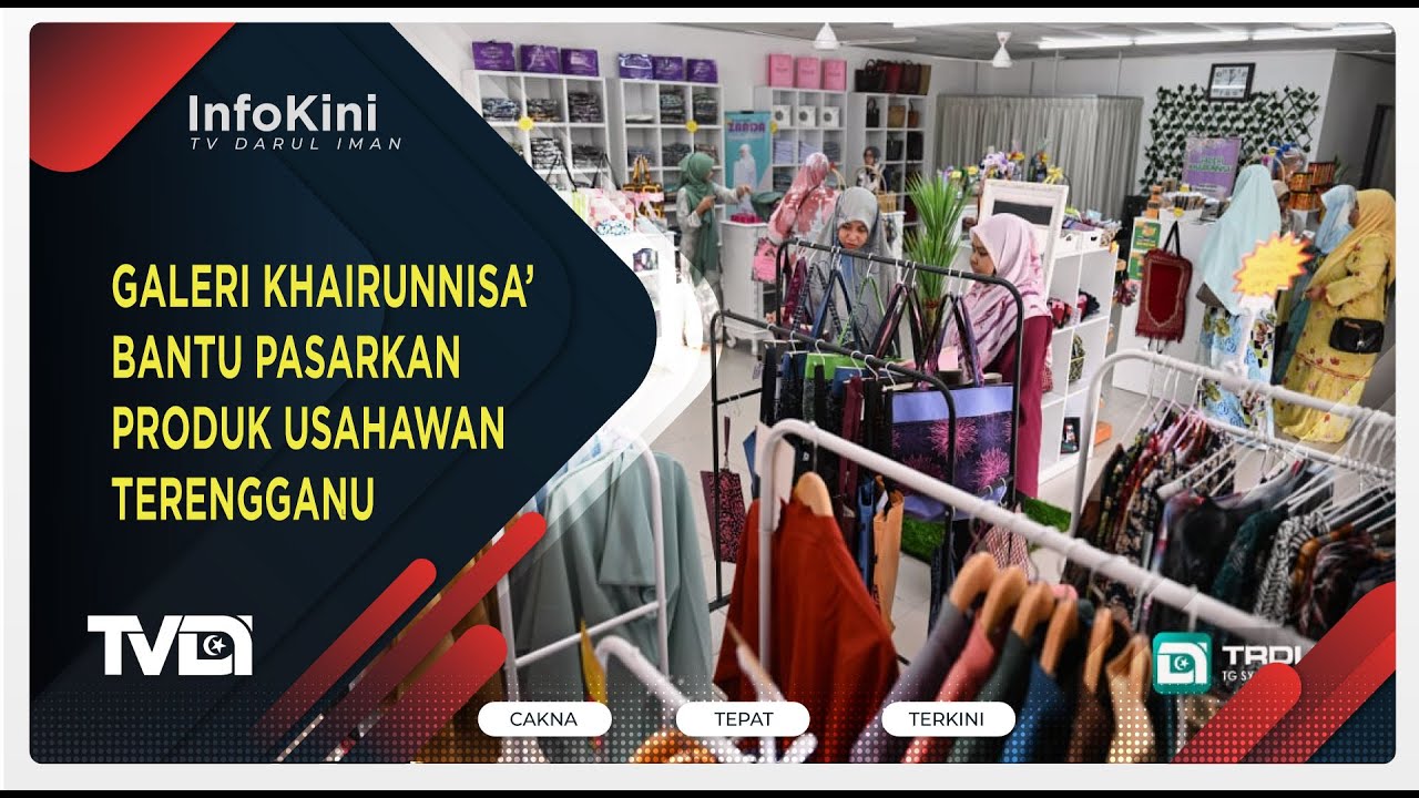 Galeri Khairunnisa’ Bantu Pasarkan Produk Usahawan Terengganu - YouTube