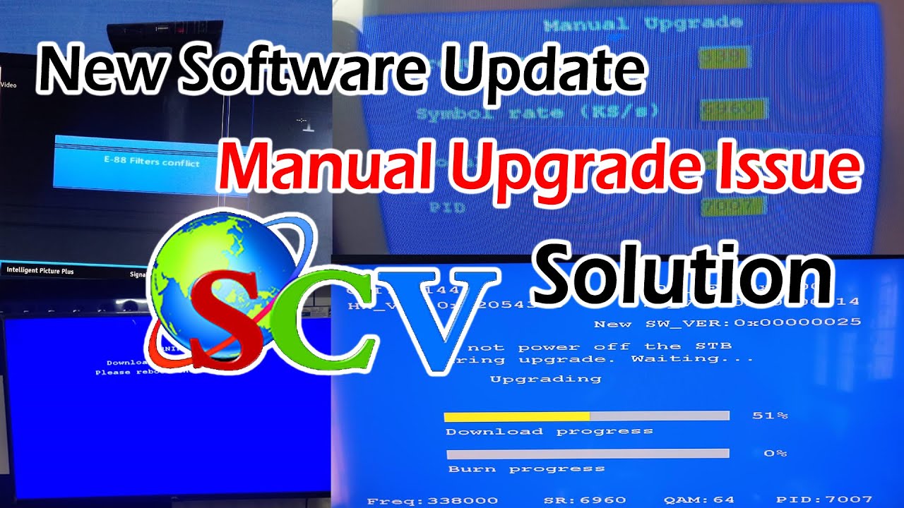 SCV HD SD Settopbox 2023 - New Software Update - Manual Upgrade Issue ...