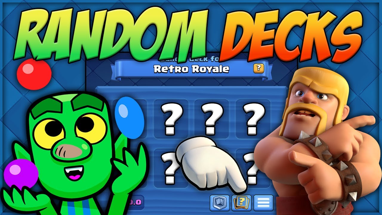 RETRO ROYALE - RANDOM DECKS & WINNING 🏆 - YouTube