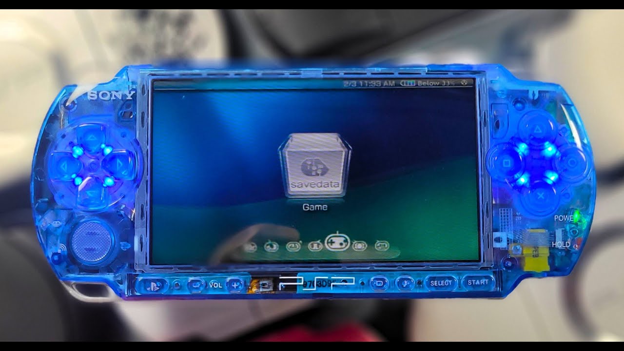 PSP LED Mod Transformation 2.0 - YouTube