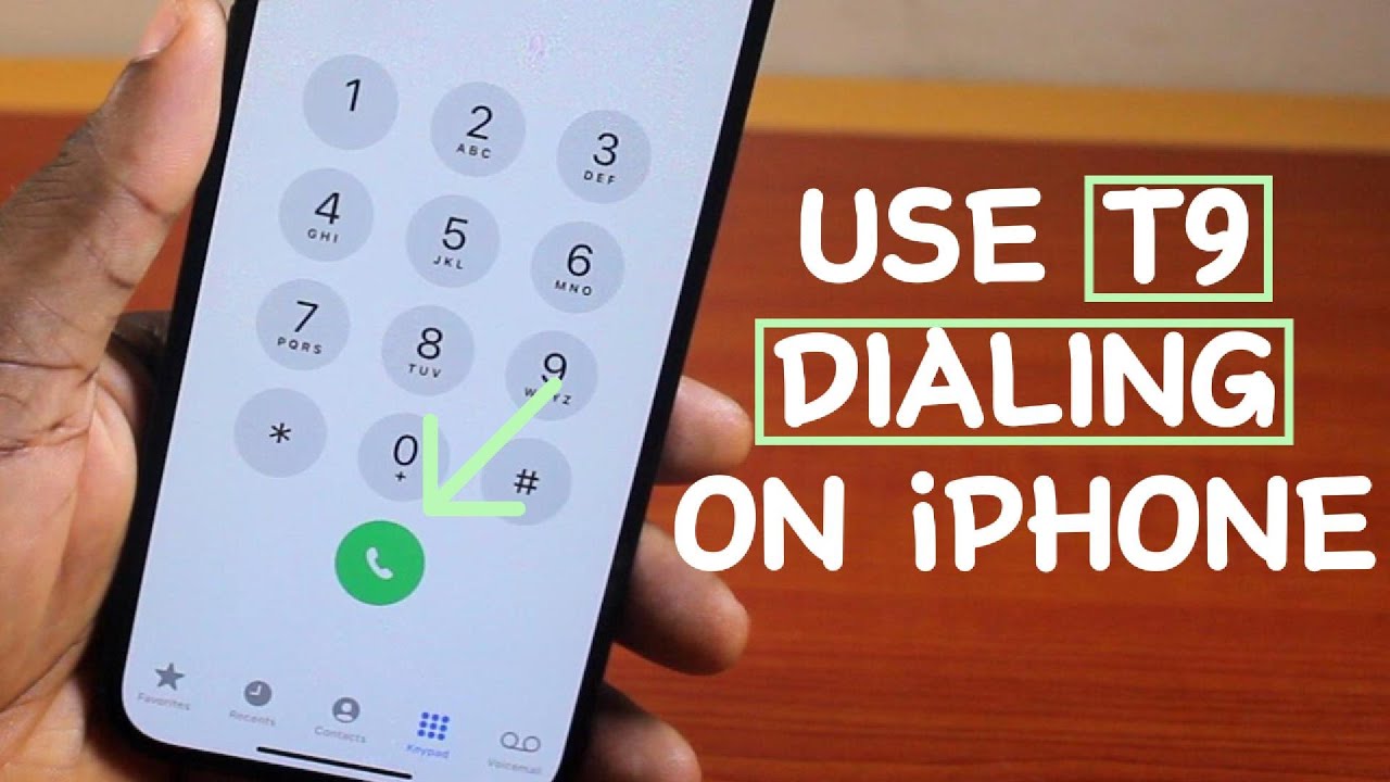 How to Use T9 Dialing on iPhone - YouTube