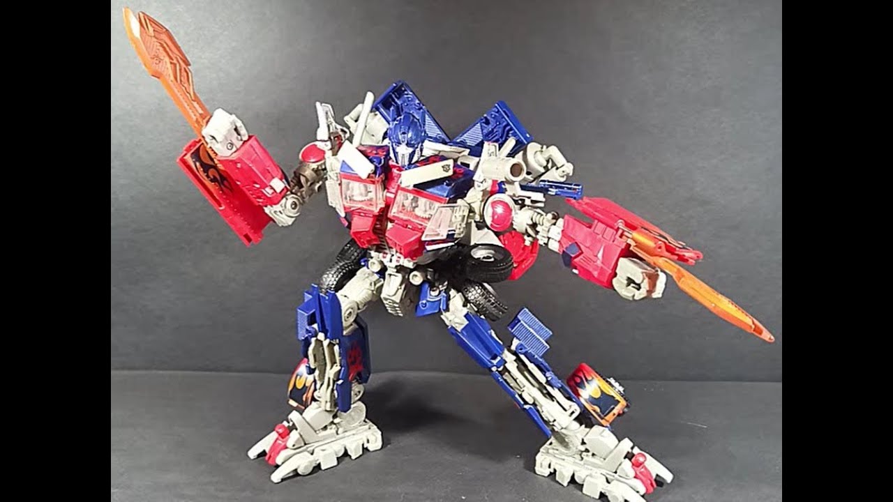OPTIMUS PRIME CLASE LIDER TRANSFORMERS REVENGE OF THE FALLEN - YouTube
