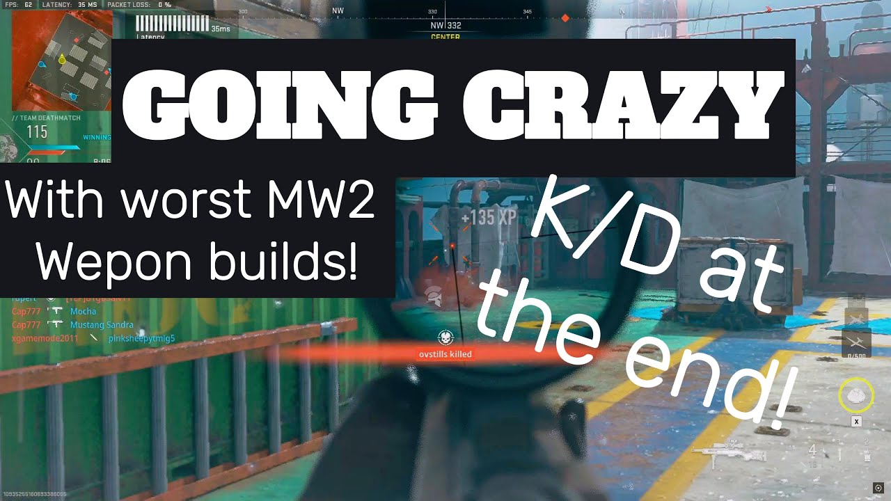 Going Crazy with WORST MW2 Weapon builds - YouTube