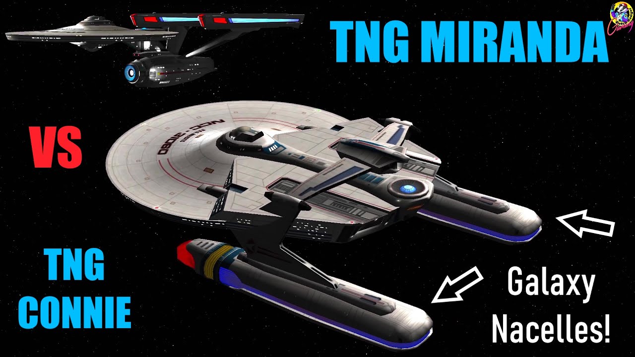 TNG Miranda Class VS TNG Constitution Class - Both Ways - Star Trek ...