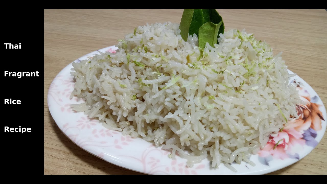 Thai flavoured rice / Thai fragrant rice.zaara's recipe - YouTube