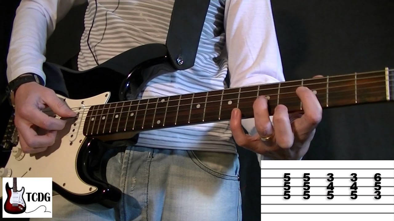 COMO TOCAR NIGHTRAIN (GUITARRA DE SLASH -GUNS N ROSES-) TUTORIAL CON ...