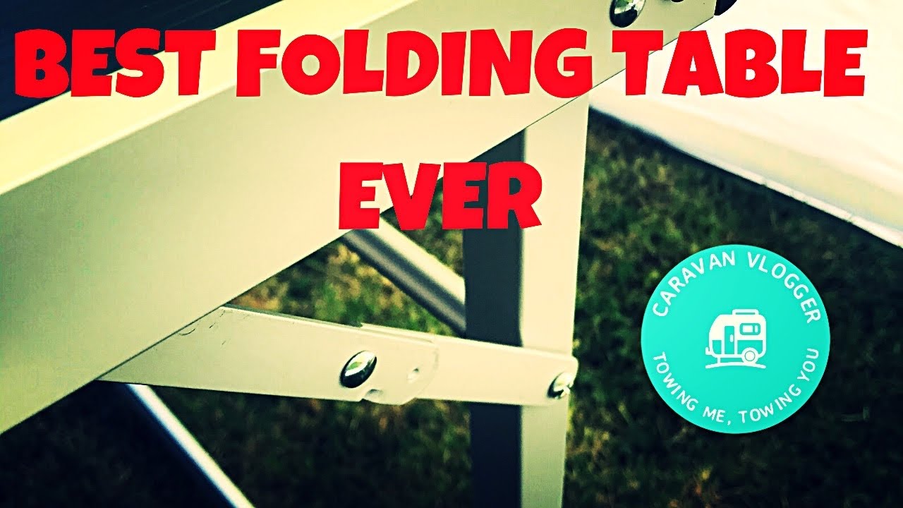 Isabella Folding Caravan Table - YouTube