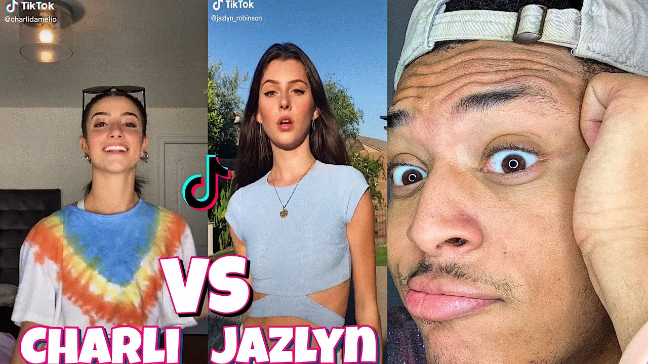 Charli D’amelio Vs Jazlyn Jade TikTok Dances Compilation 2020 (REACTION ...