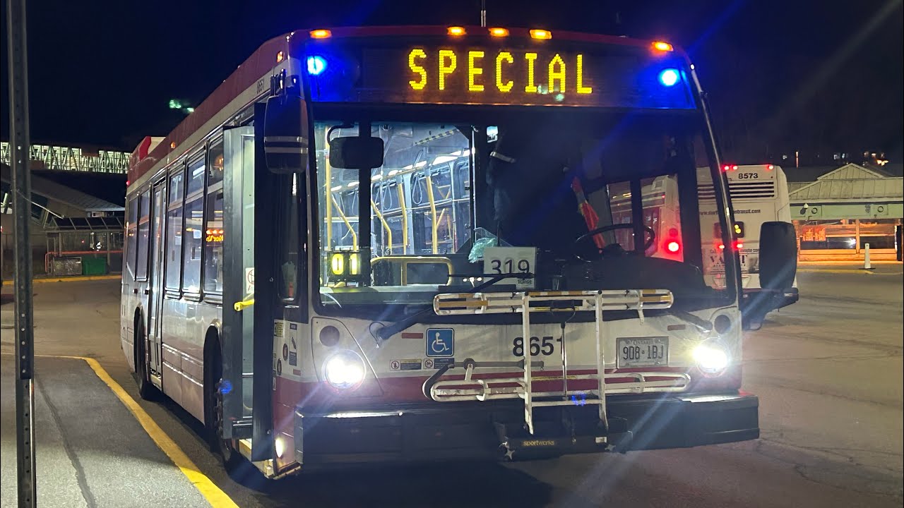 TTC 8651 | DRT Route 319 - YouTube