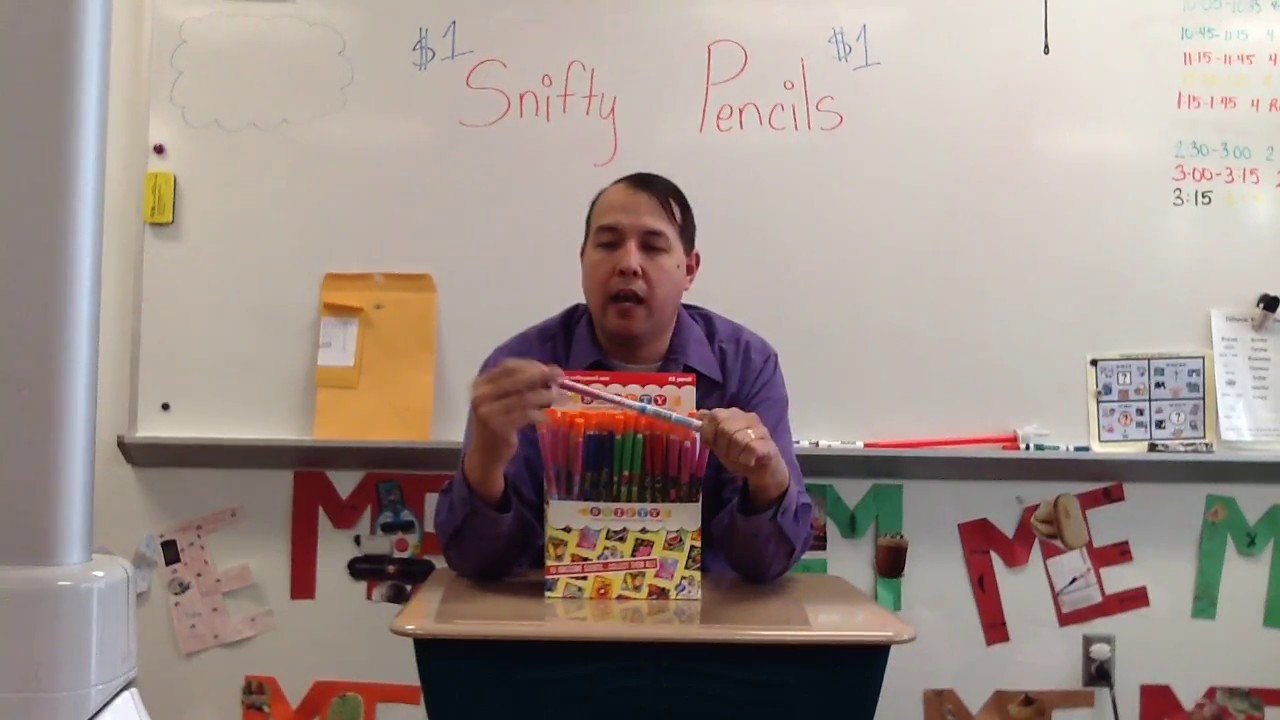 Snifty pencils - YouTube