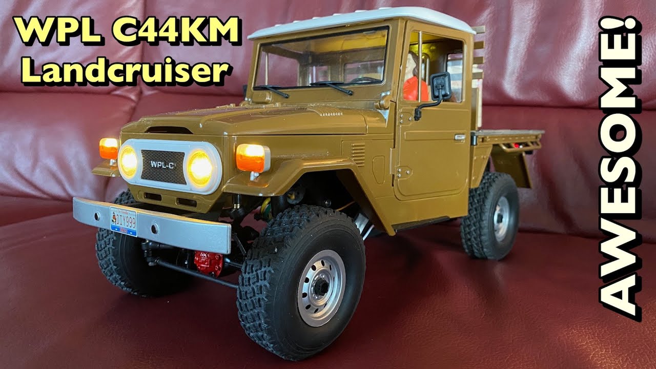 WPL C44KM TOYOTA Landcruiser FJ45 With Best Sound & Light Controller ...