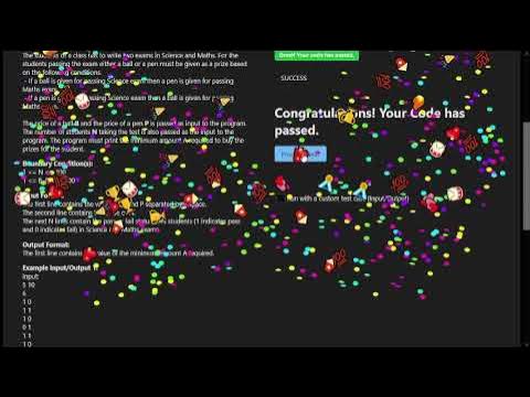 Skillrack Daily Challenge Program Solution-Minimum Exam Prize Money-(ProgramId-8776) 05/05/23 in ...