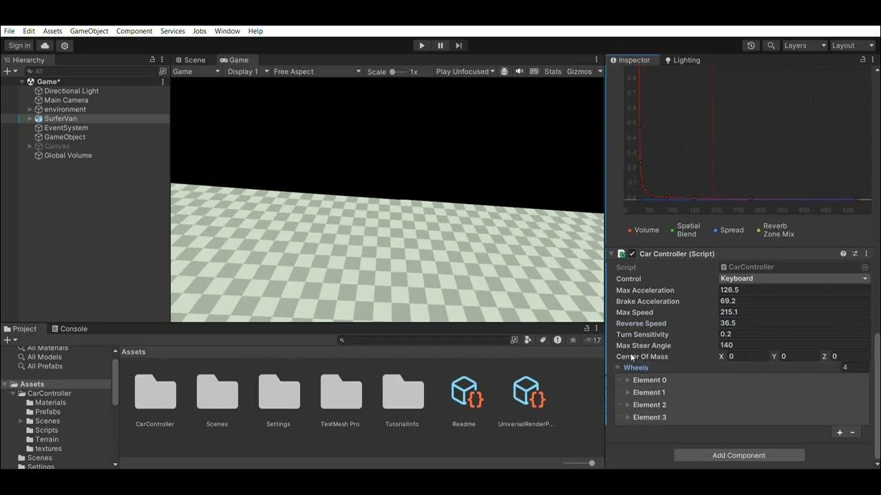 How to setup car controller unity asset - YouTube