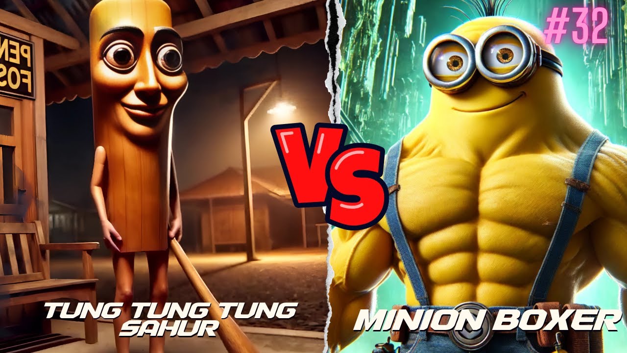 Monster Battle: TUNG TUNG TUNG SAHUR ⚔️ MINION Boxer Transformation ...