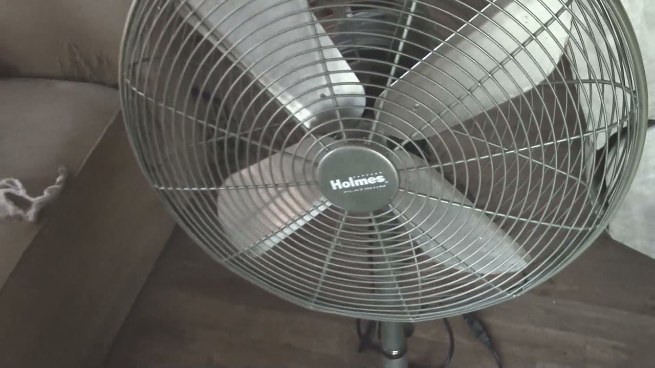 Vintage Holmes Platinum Stand Fan - YouTube