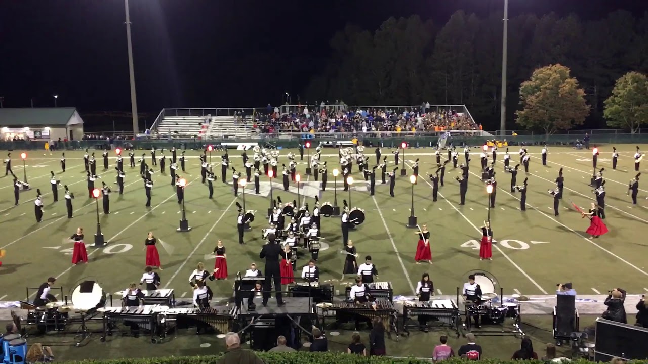 North Forsyth Raider Marching Band Show “Tonight” - YouTube