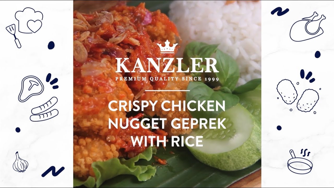Crispy Chicken Nugget Geprek with Rice - Pedas Nikmat Favorit Keluarga ...