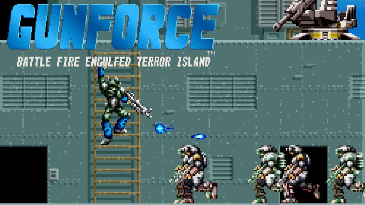 GunForce (Arcade, 1991) Completed 1 Credit, 1CC - No Commentary - YouTube