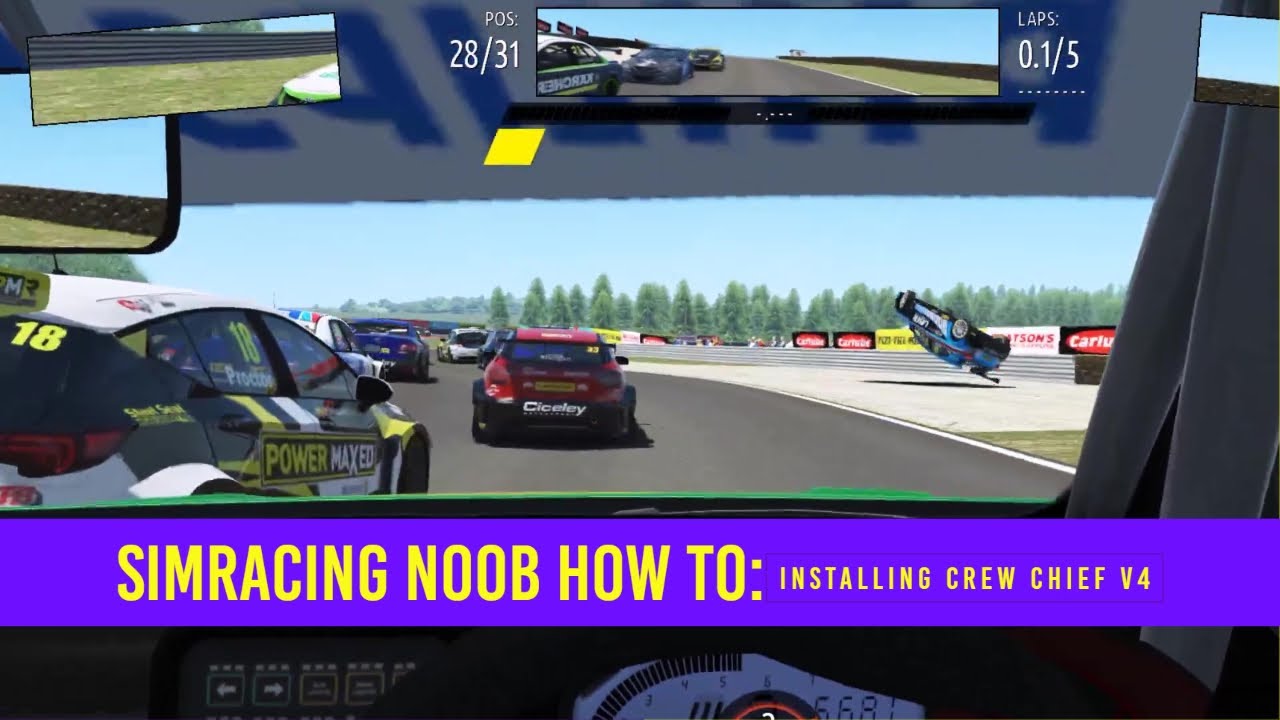 Sim Racing // Installing and using Crew Chief - YouTube