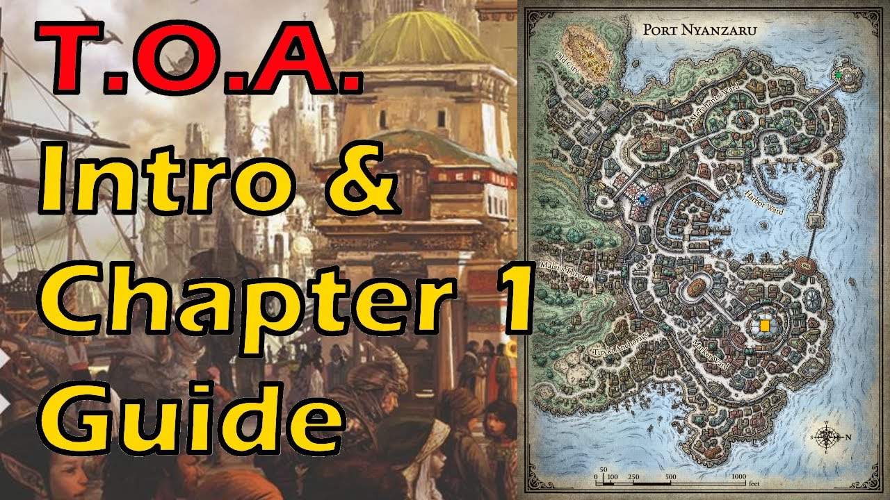 Intro and Chapter 1 Port Nyanzaru | Tomb of Annihilation: DM's Guide ...