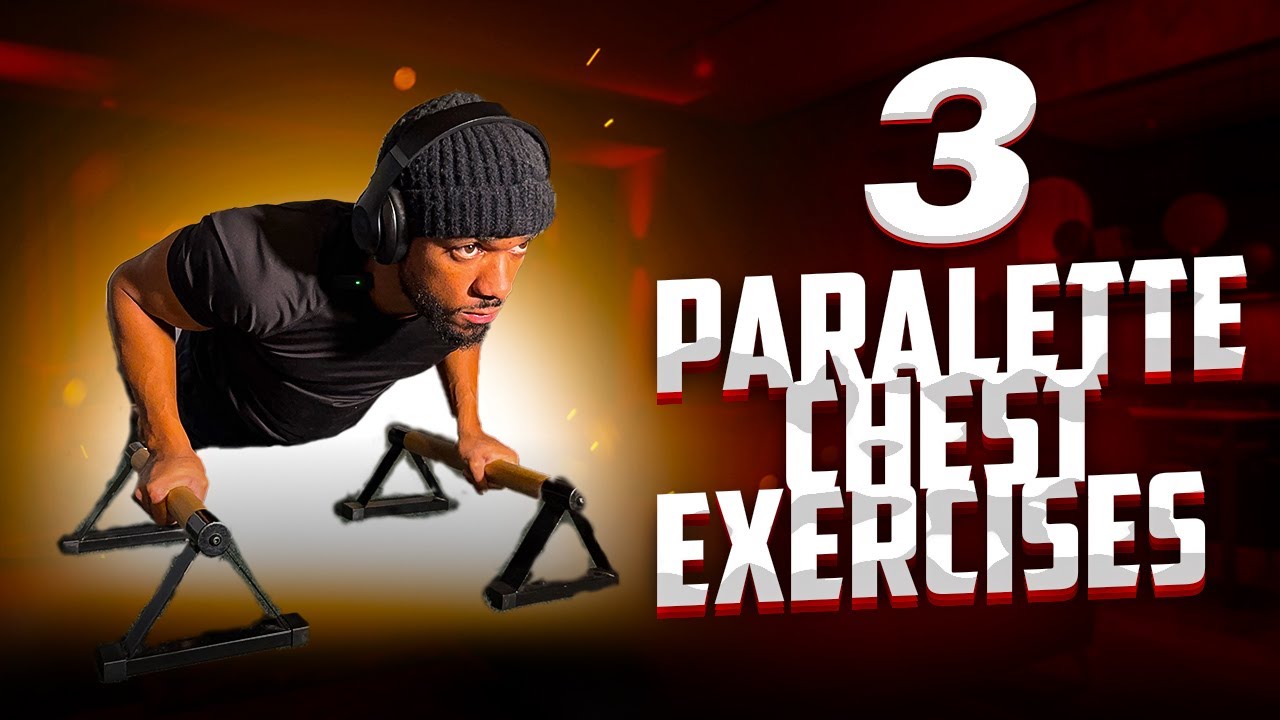 3 Parallette Chest Exercises (Ring Gains at Home) - YouTube