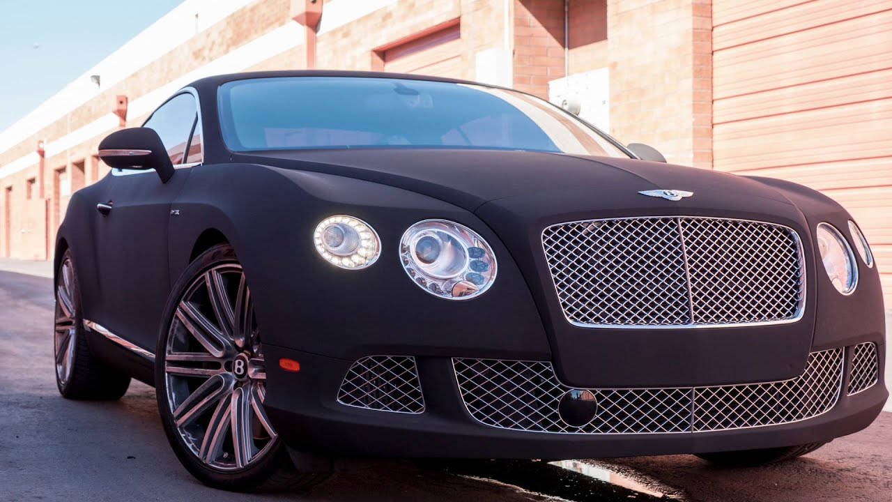 Bentley Continental GT Speed - Velvet Vinyl Wrap - YouTube