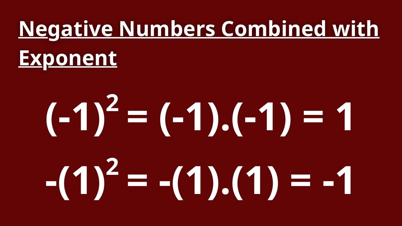 I Tried Combining NEGATIVE Numbers with EXPONENT for 30 Days - YouTube