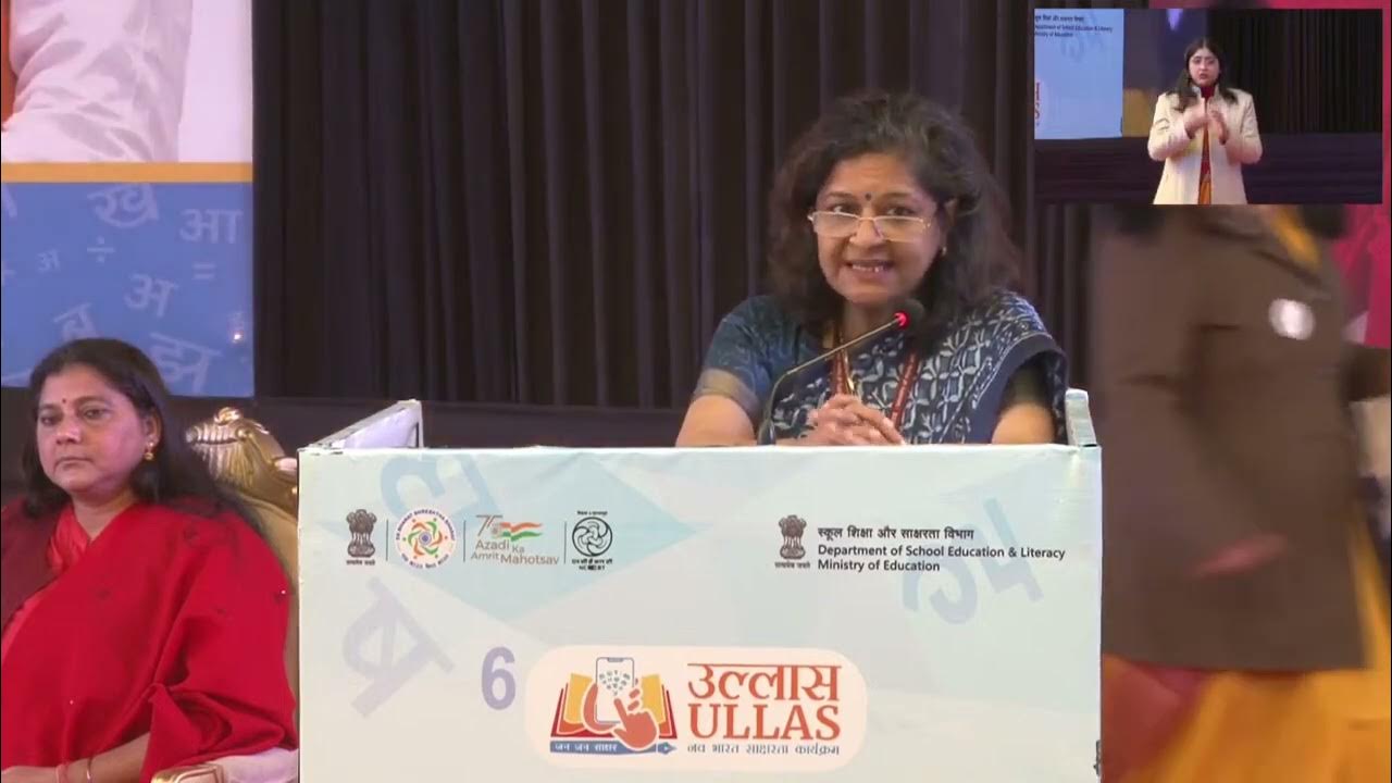 Speech by Ms. Archana Sharma Awasthi, Joint Secretary, DoSEL, MoE ...