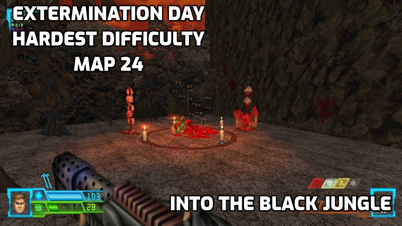 PROJECT-BRUTALITY: Extermination Day HARDEST DIFFICULTY MAP 24 - YouTube