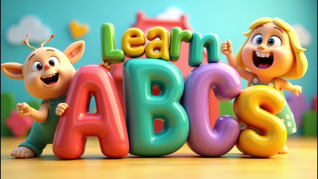 Colorful ABC Song for Toddlers - Learn the Alphabet! - YouTube