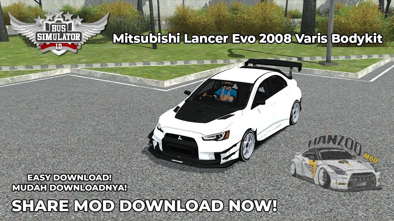 Share Mod Mitsubishi Lancer Evo 2008 Varis Bodykit Royal - BUSSID NEW ...
