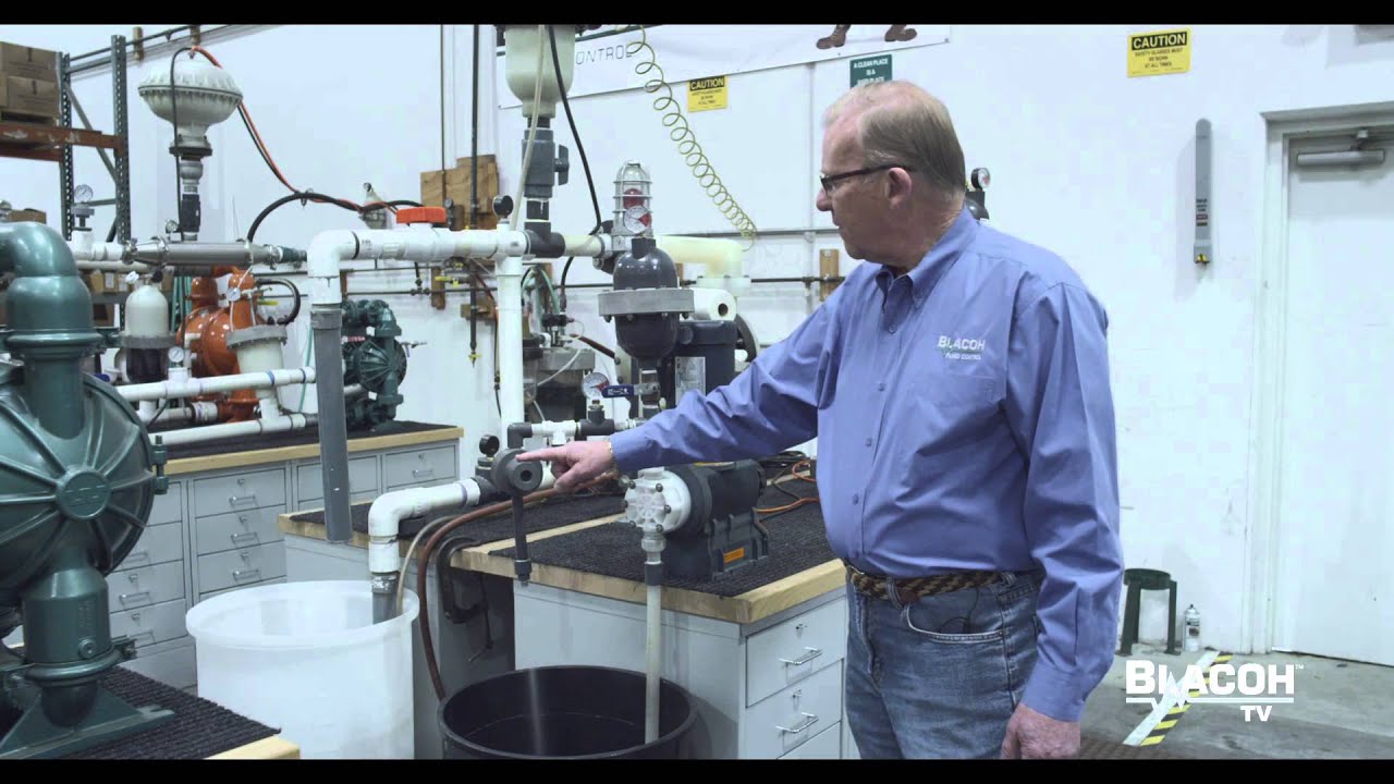 Pulsation Dampening Metering Pumps, Live Demonstration - YouTube