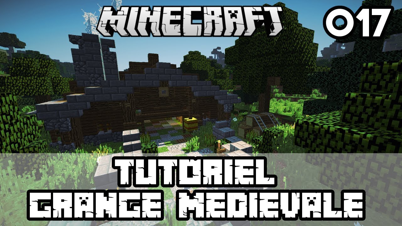 MINECRAFT TUTO | GRANGE MEDIEVALE - YouTube