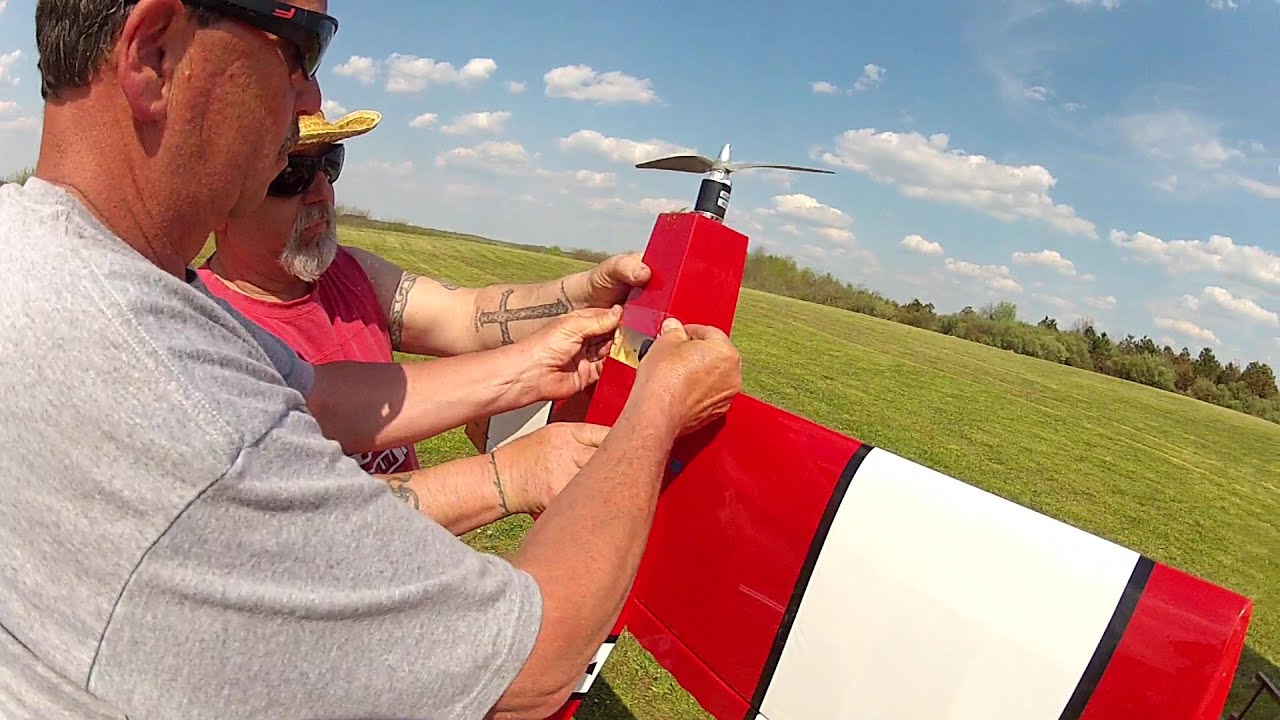 Hobbico Ugly Stick First Test Flite and CRASH Tape and Fly Again - YouTube