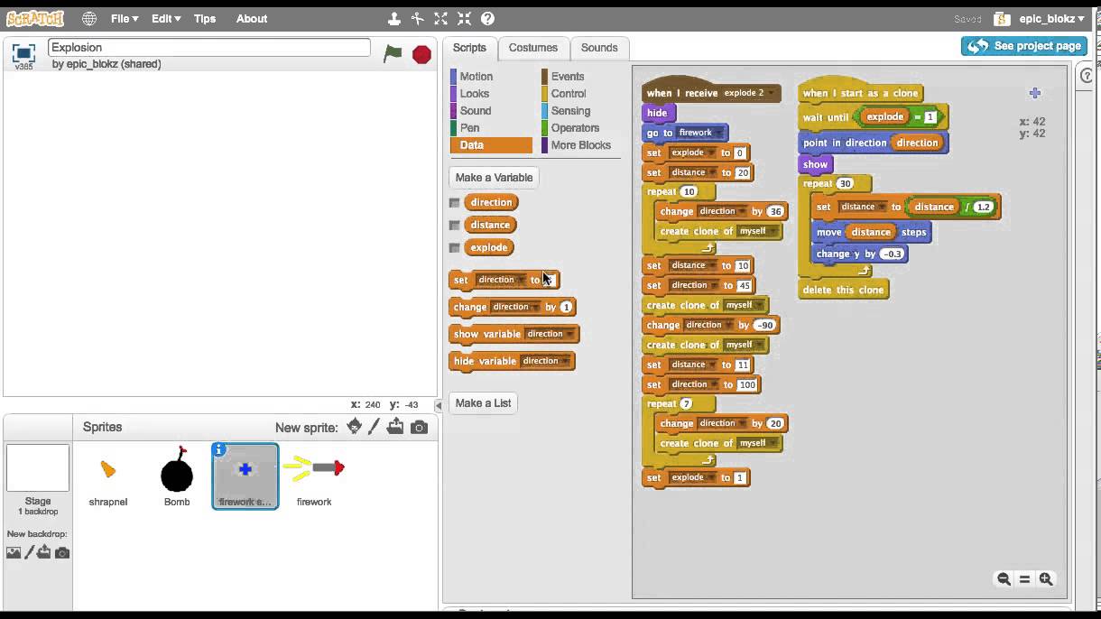 Advanced scratch tutorials: particle systems! - YouTube