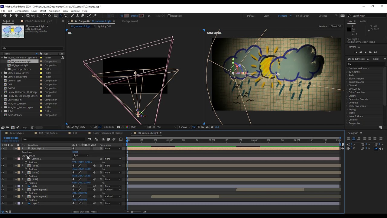 After Effects Light Settings - YouTube