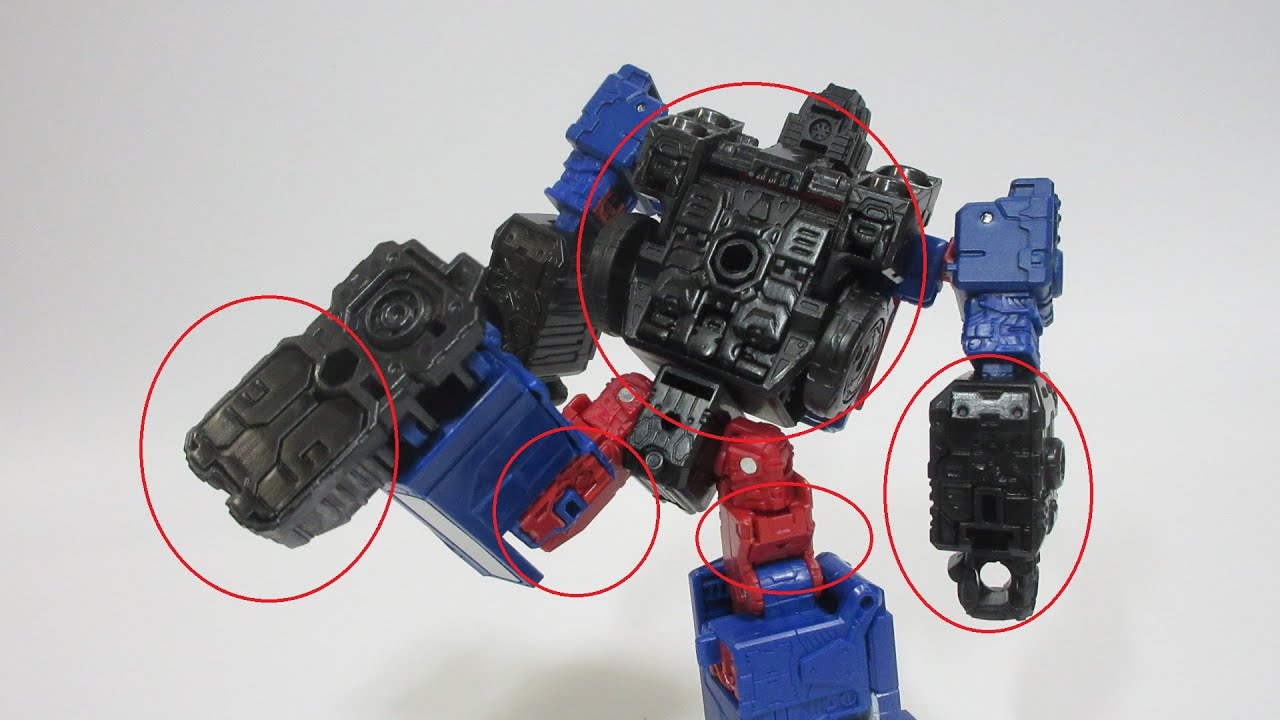 【TF非正規パーツレビュー】説明書なしの立体パズル！ シージ・クロスヘアーズをアップグレードだ！／ Transformers SIEGE ...