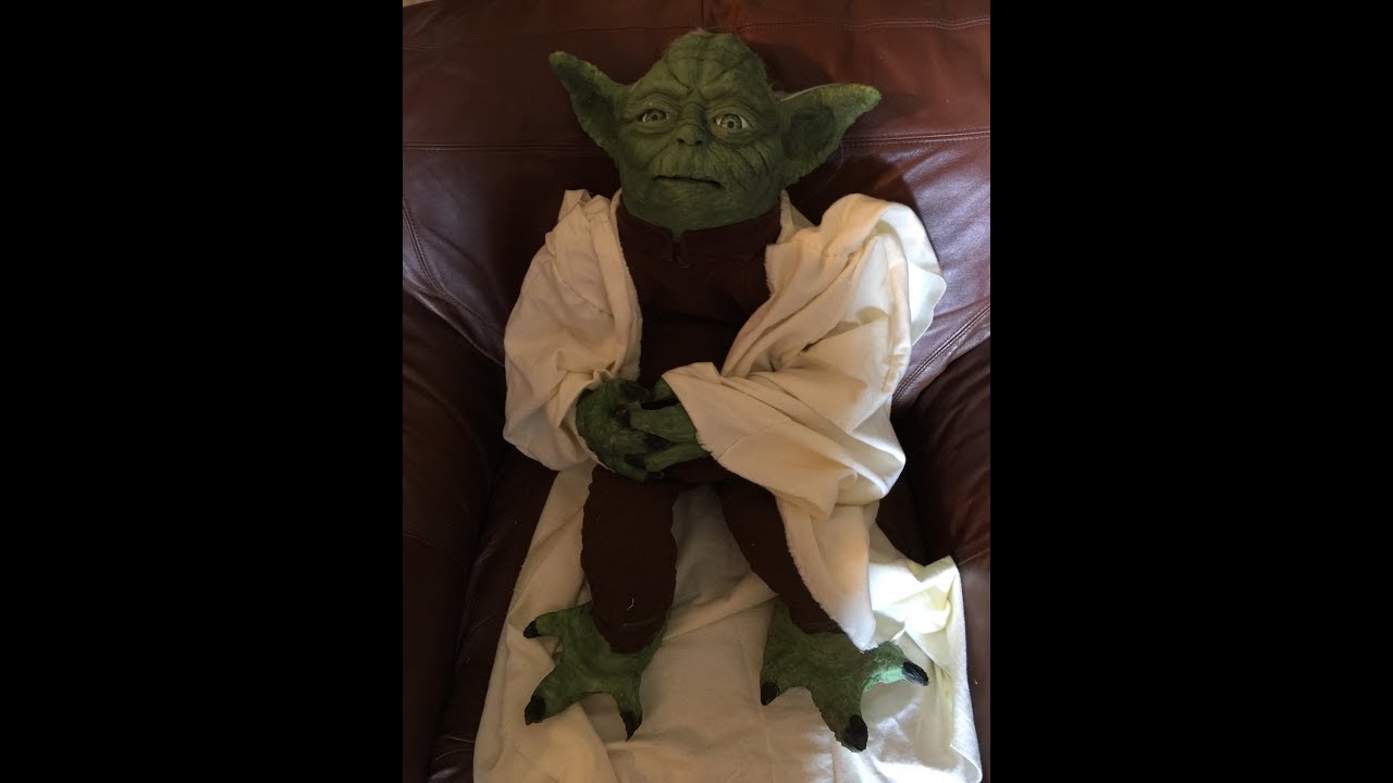 How I made a Yoda puppet - YouTube
