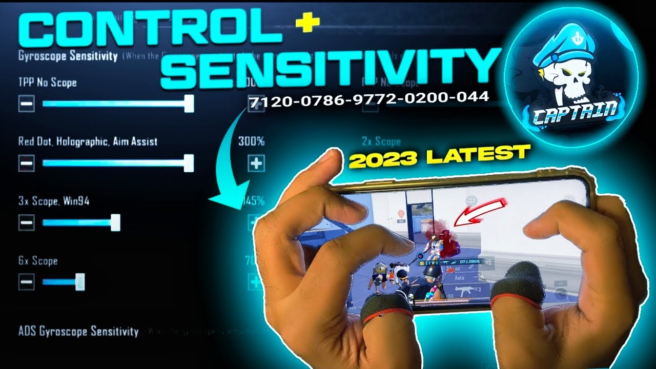 (2.6 Update) New Star Captain Sensitivity & Star Captain Control Code & sensitivity code pubg ...