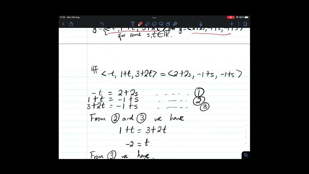 Video Tutorial for week of 08 August: Ex 1.6 2a p. 46 - YouTube