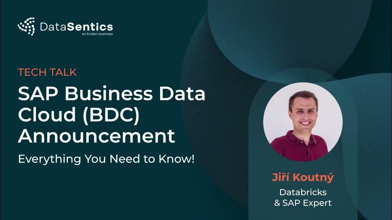 SAP Business Data Cloud (BDC) and Databricks – What We Know So Far - YouTube