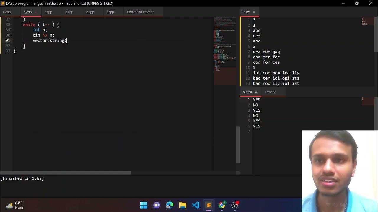 Codeforces Round #817 (Div-4) Screencast + Explanations - YouTube